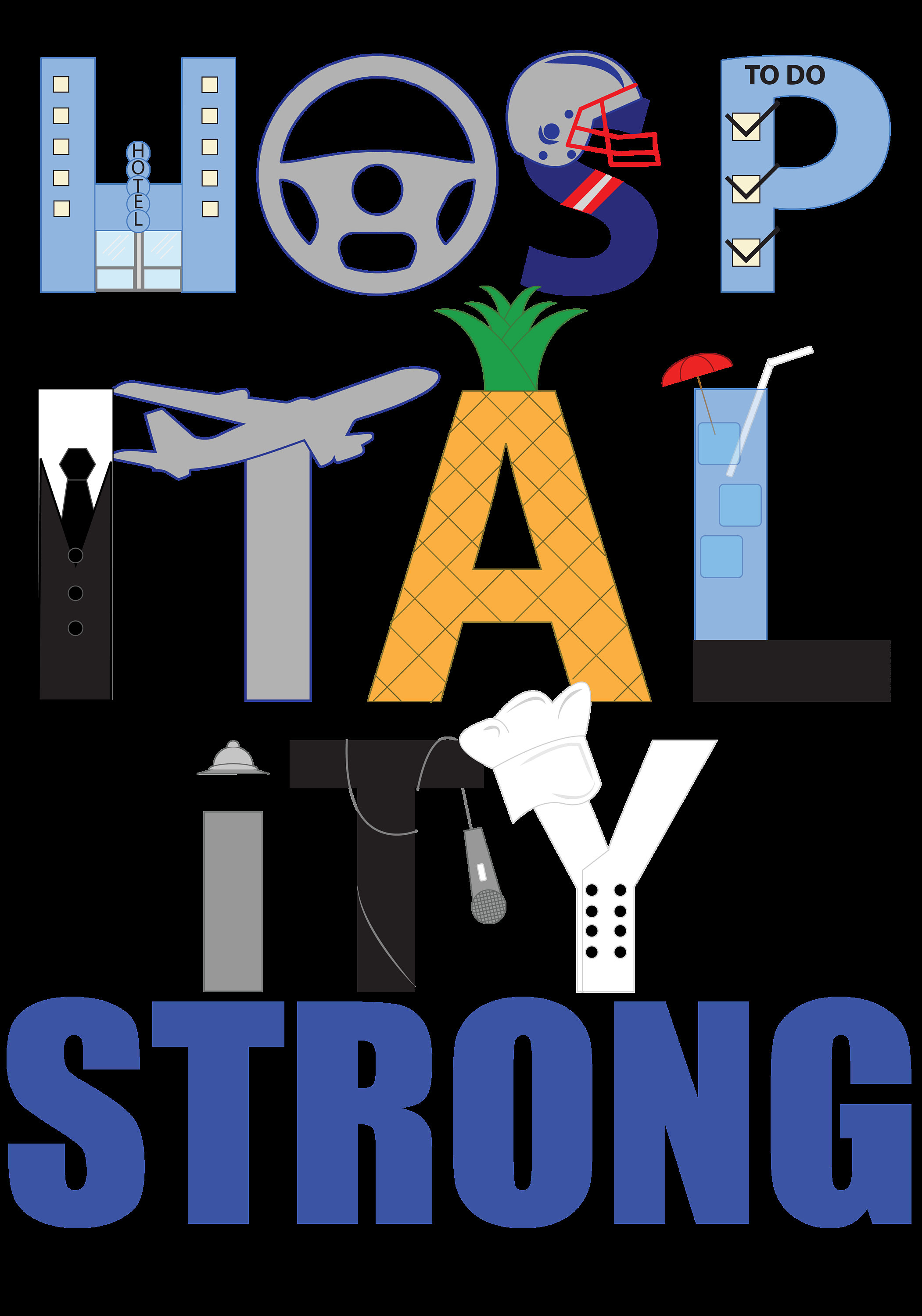 Hospitality Strong | Hospitality Industry Diecut Sticker - Etsy