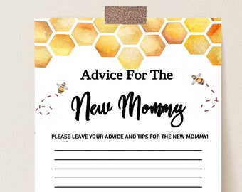 Advice for the New Mommy Baby Shower Game Instant Download | Etsy