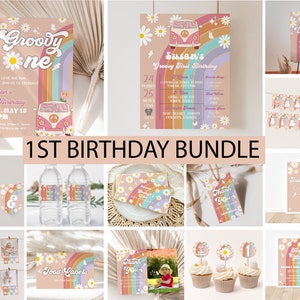 Groovy One Birthday - Etsy