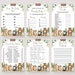 Woodland Animals Baby Shower Games Bundle, Forest Animals Baby Shower ...