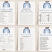Blue Rainbow Baby Shower Game Bundle, Editable Games Baby Shower ...