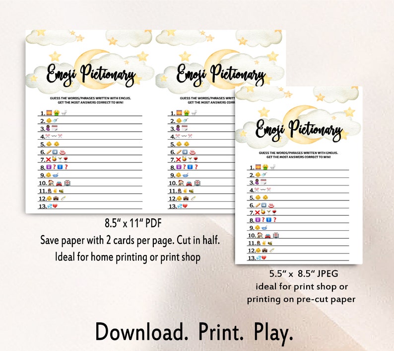 Twinkle Twinkle Baby Shower Games Bundle Baby Shower Games - Etsy