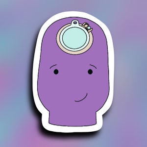 Ostomy Bag Weather Proof Vinyl Decal Sticker/ Stickersandmorebylb ...