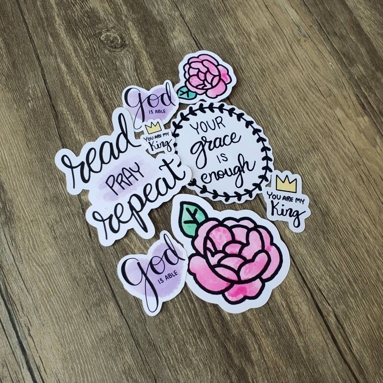 Faith Pt 5 Sticker Pack/ Stickersandmorebylb/ Layla Blossoms/ - Etsy
