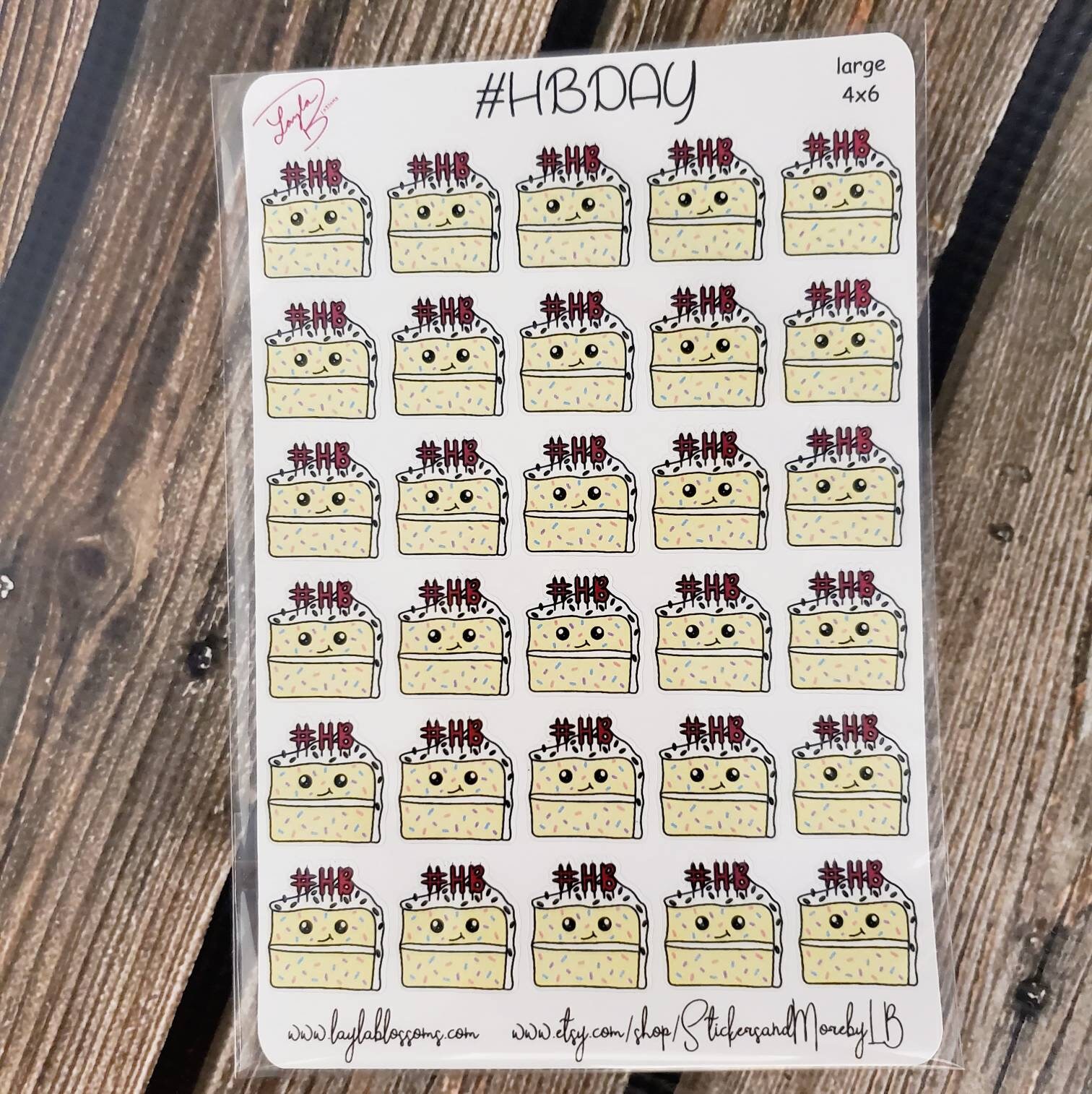 Happy Birthday Planner Stickers/ HBD/ Sticker Sheets/ - Etsy