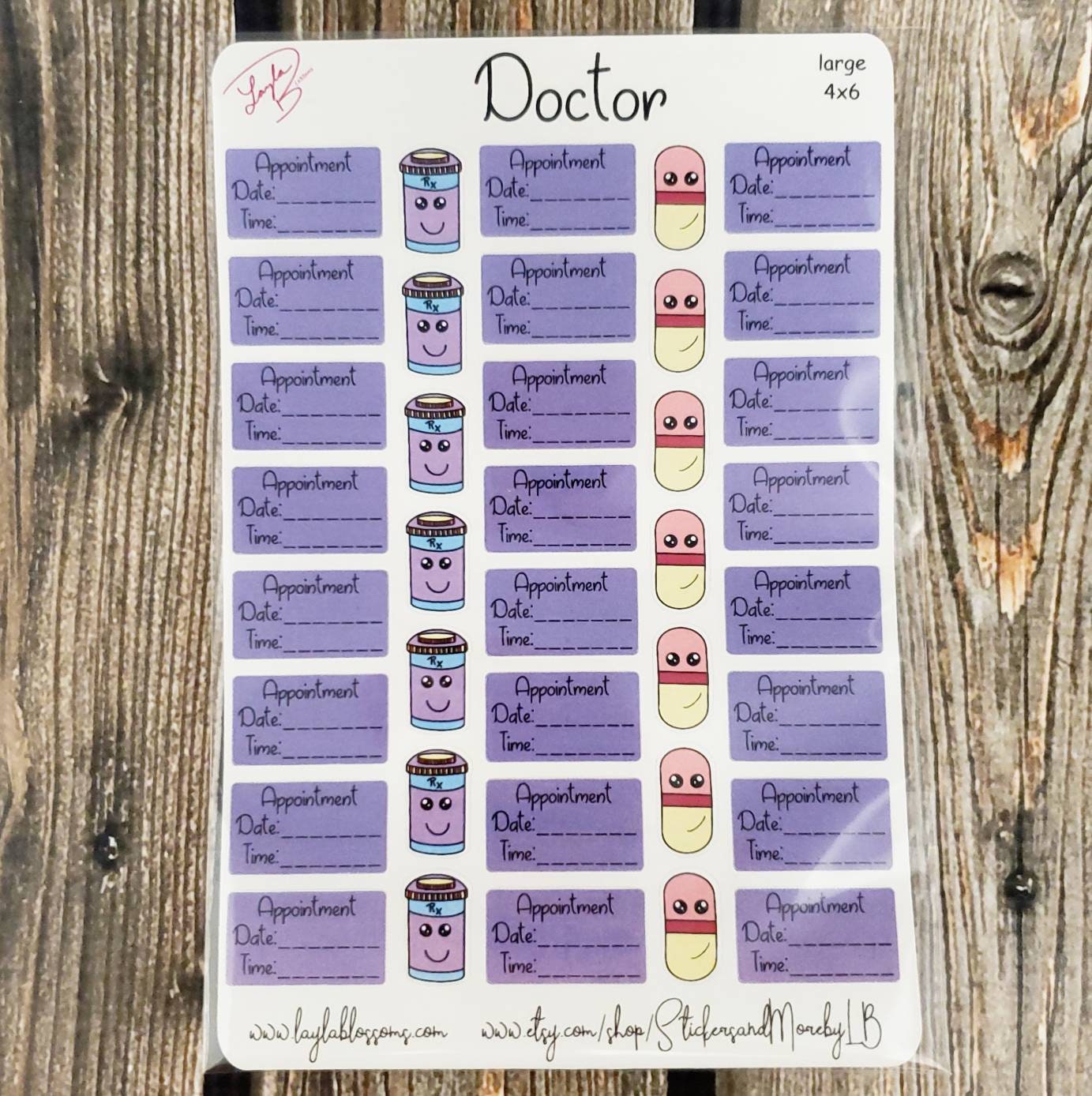 Doctor Appointment Planner Stickers/ Sticker Sheet/ - Etsy