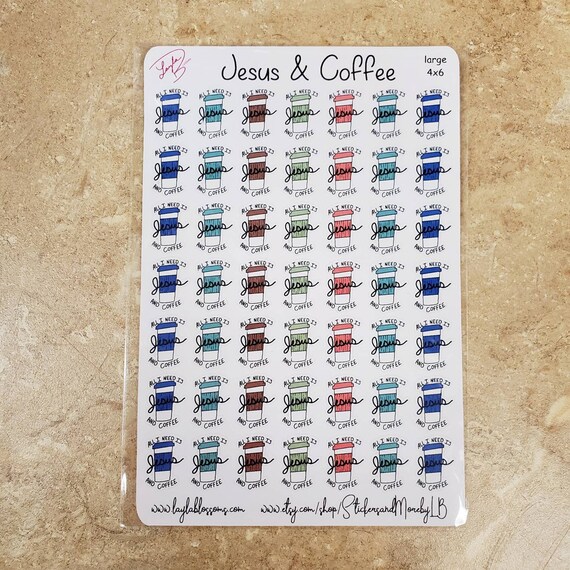 Paper Jesus Sticker Pack StickersandMorebyLB Layla Blossoms ...