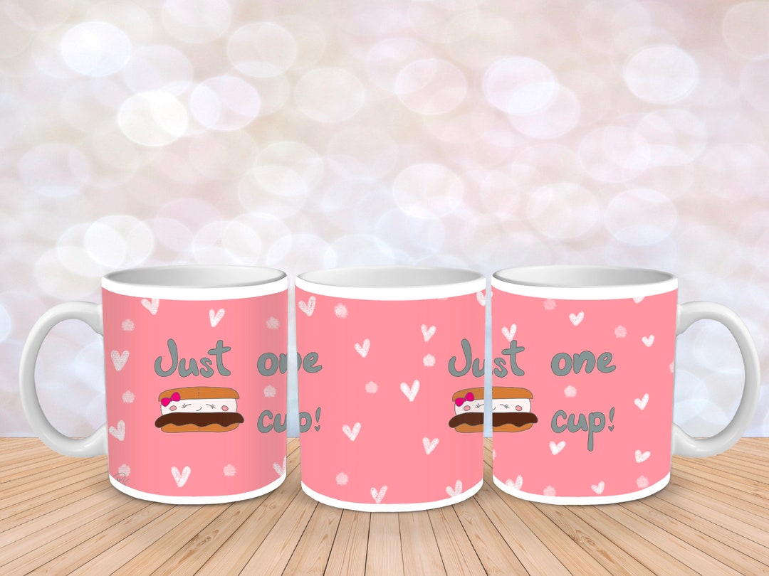 Just One Smore Cup Ceramic Mug/ Stickersandmorebylb/ Layla Blossoms ...
