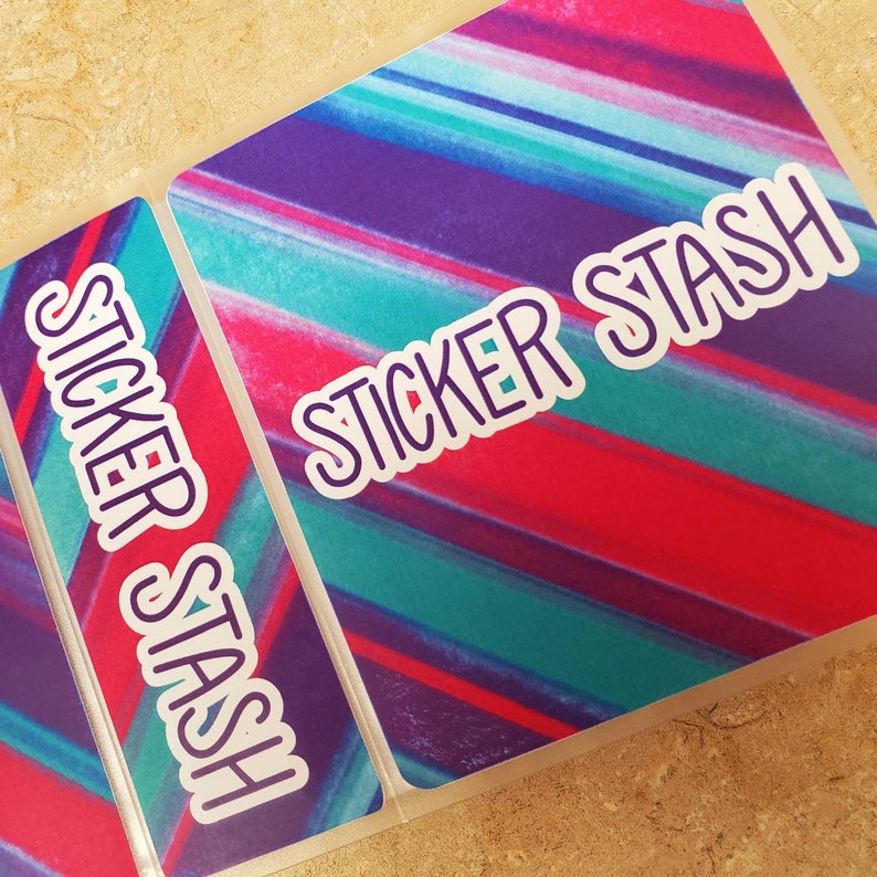 Sticker Stash Sticker Album/ StickersandMorebyLB/ Layla | Etsy