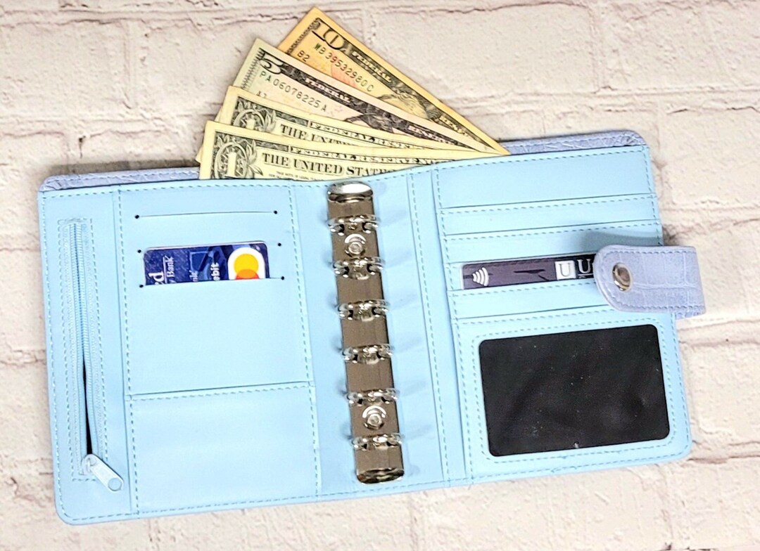 Faux Leather A7 Budget Wallet/ Budget Binder /planner/ - Etsy