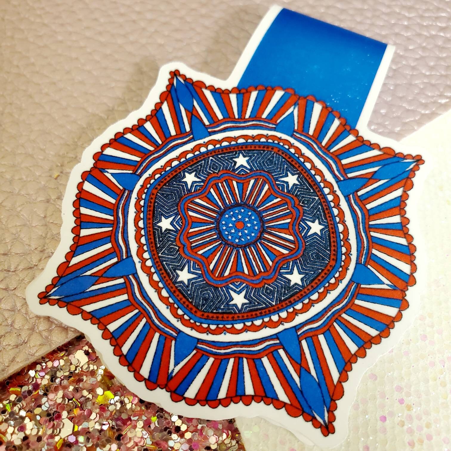 Stars & Stripes Magnetic Bookmark/ StickersandMorebyLB/ Layla | Etsy