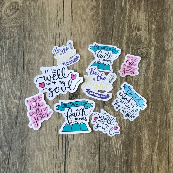 Faith Part 1 Sticker Pack/ Stickersandmorebylb/ Layla | Etsy