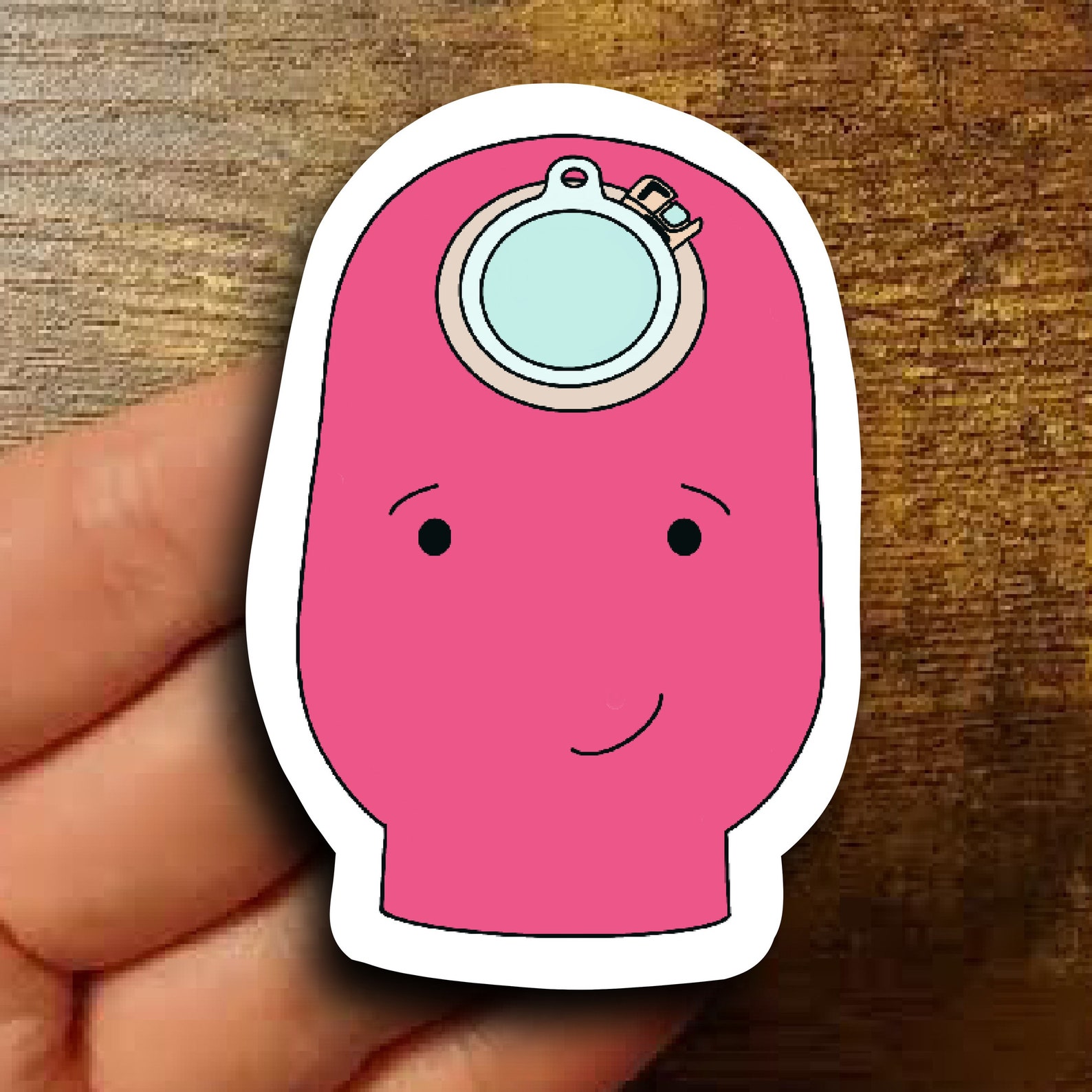 Ostomy Bag Weather Proof Vinyl Decal Sticker/ - Etsy