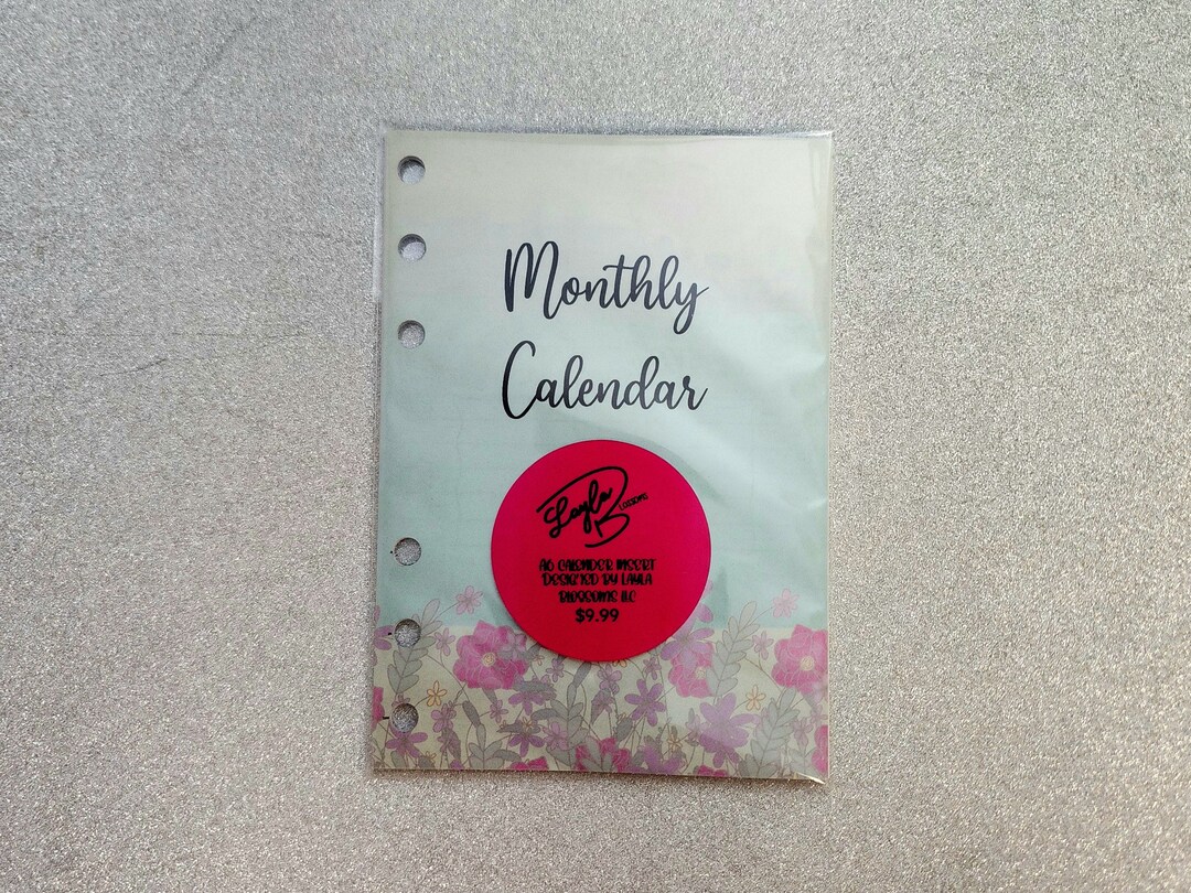 A6 & A5 Calender Inserts / Budget Binder /planner/ Budgetsweetiesbylb ...