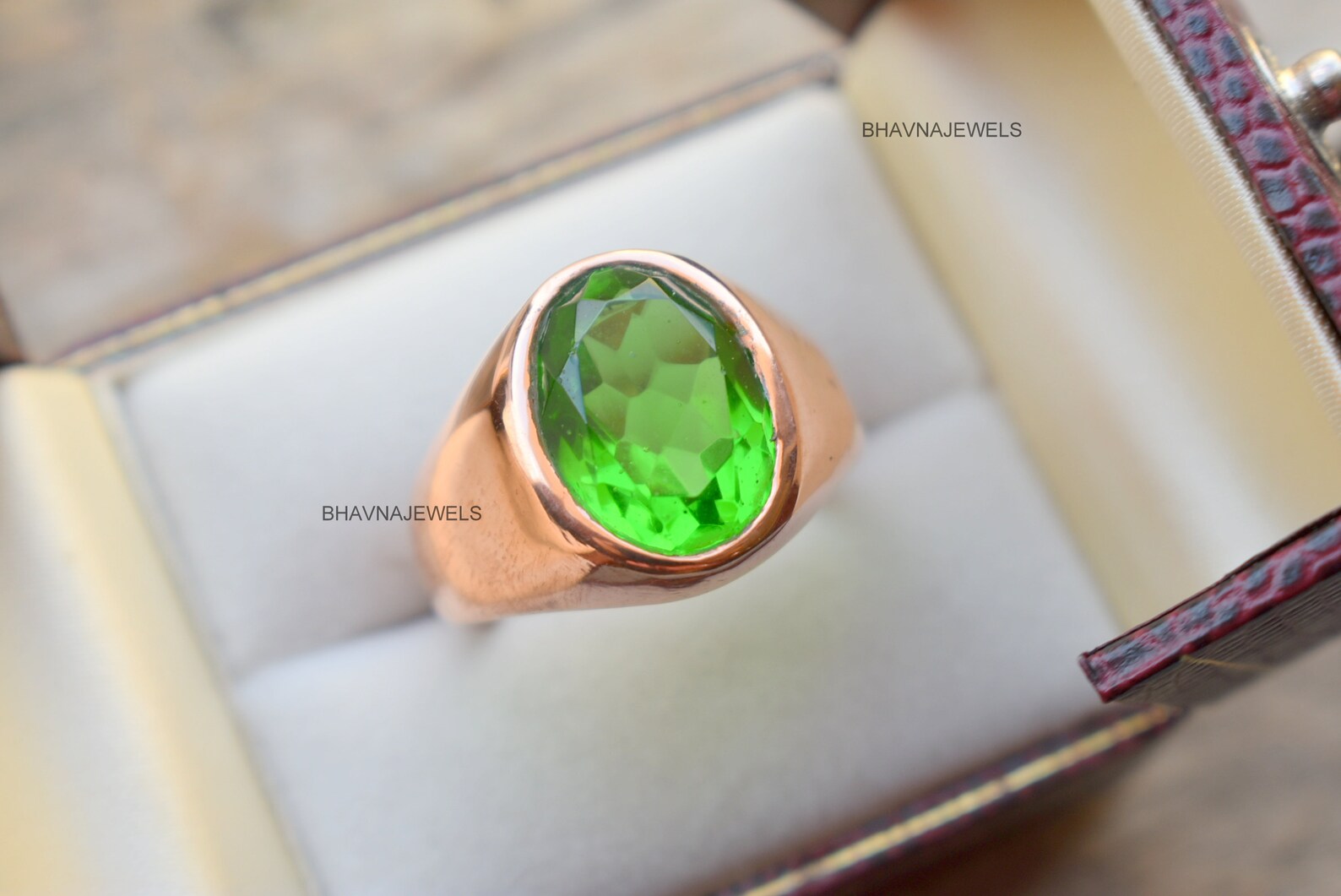 Peridot Ring Signet Ring 925 Sterling Silver Unisex Ring - Etsy