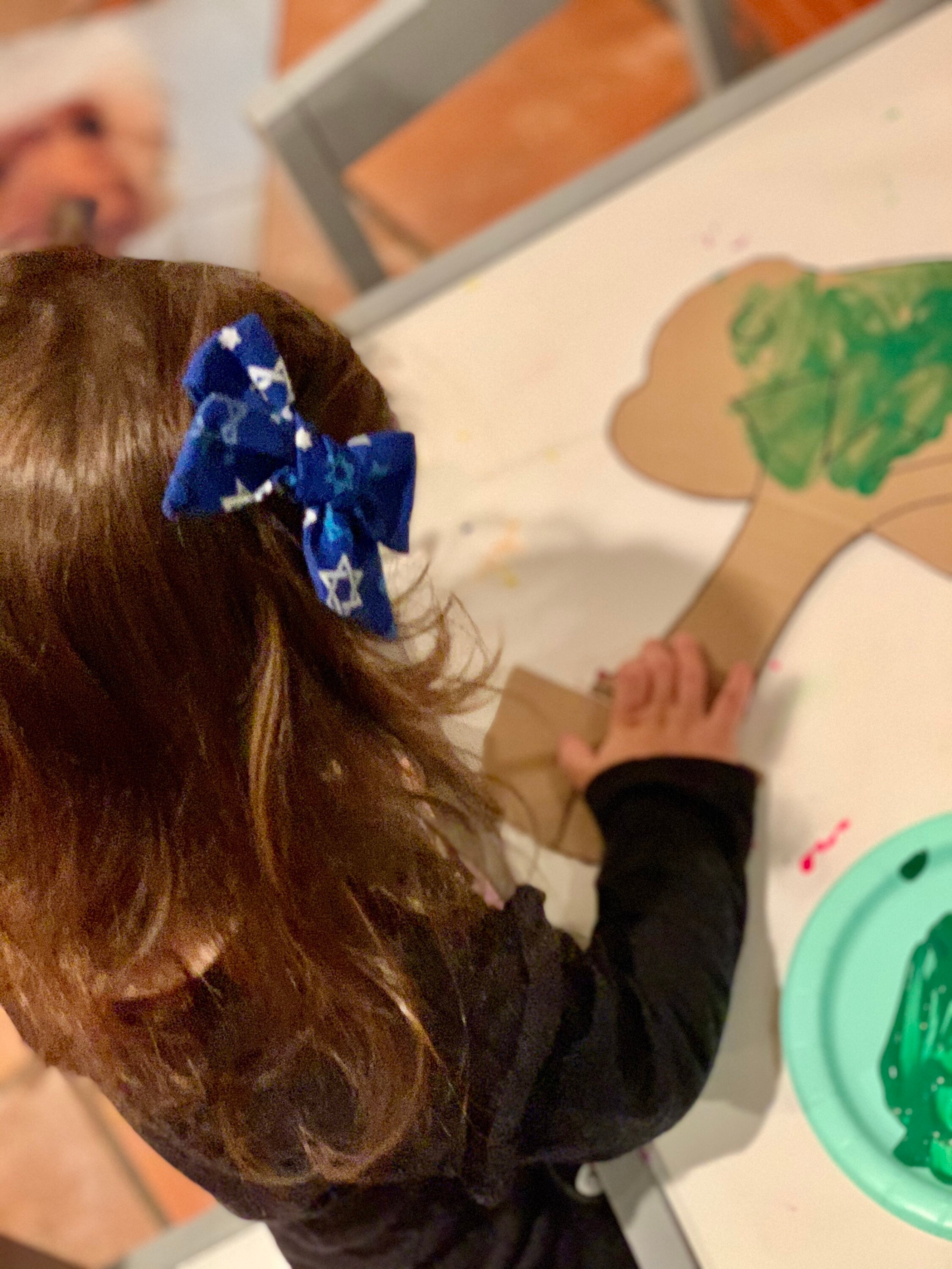 Jewish Hair Bow Shabbat Hanukkah Star of David Clip or - Etsy