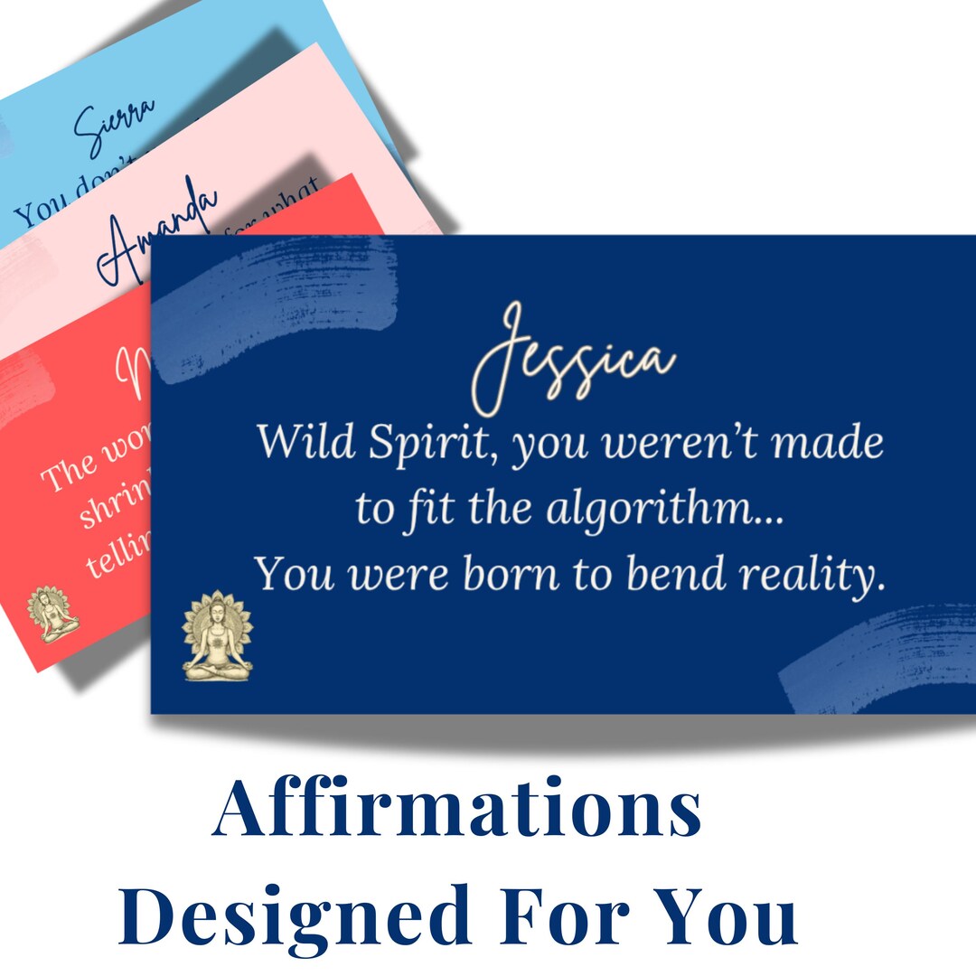 Custom Affirmations | Affirmation Creator Tailored to Your Season of ...