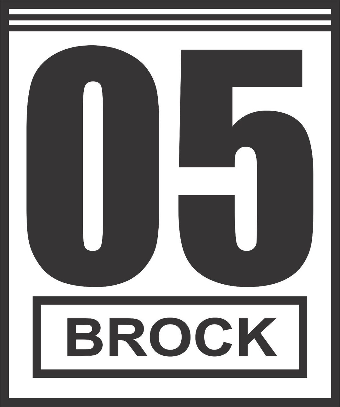 Peter Brock 05 Sticker in Three Sizes for - Etsy
