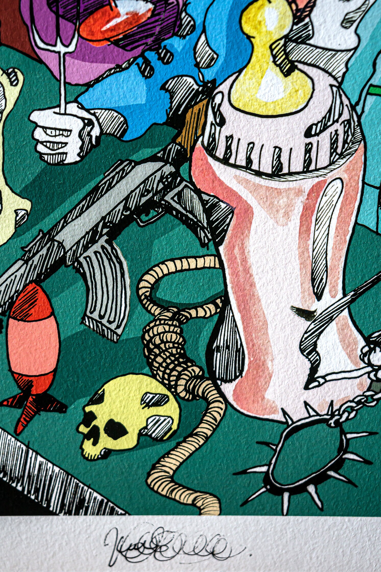 Wall Art-evil Babies-art Print - Etsy