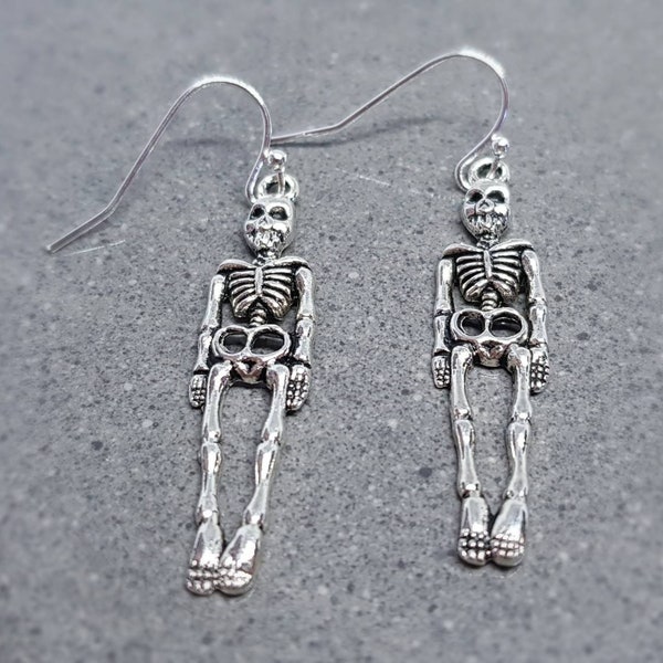 Skeleton Earrings - Etsy