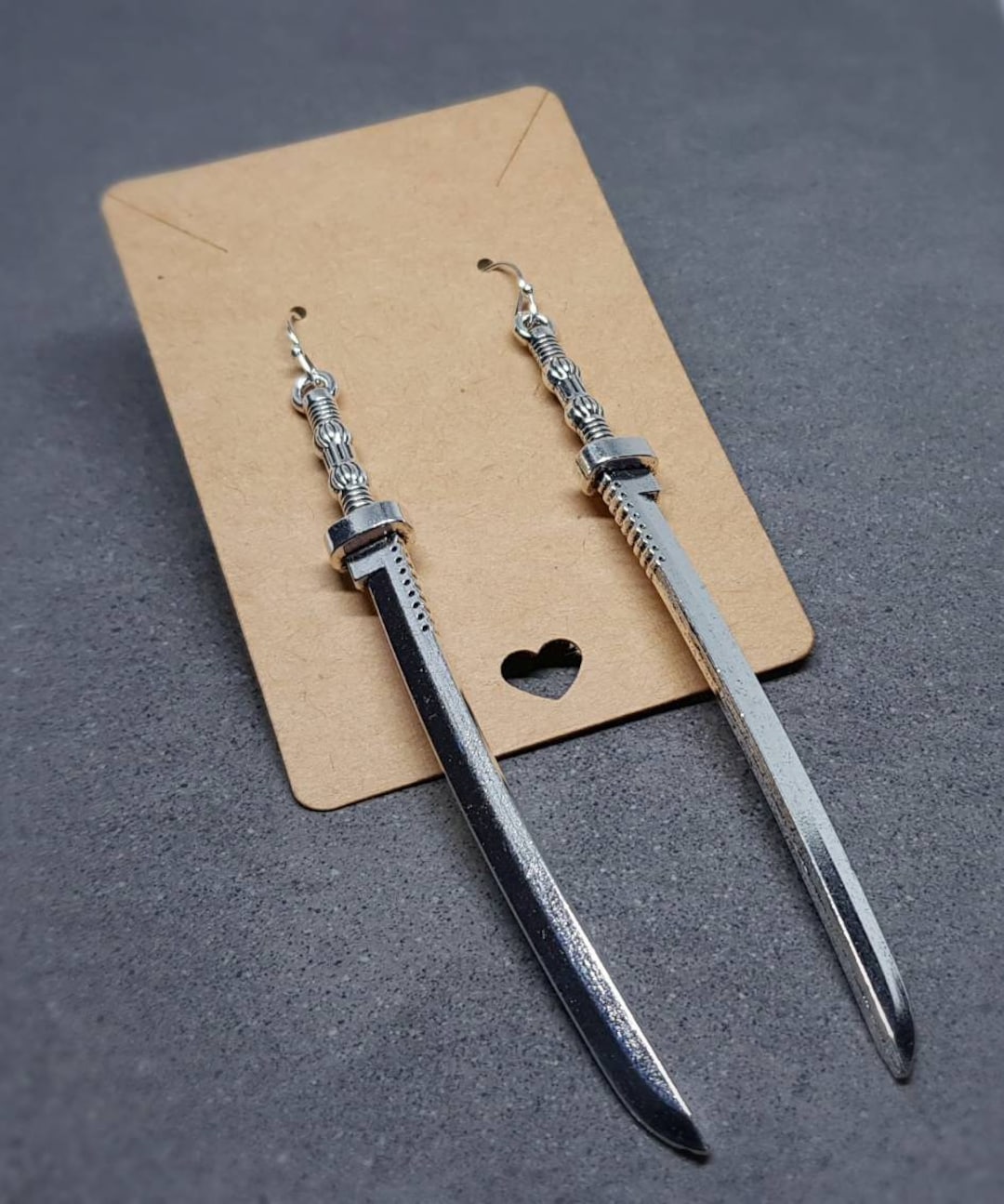 Dagger Earrings, Hypoallergenic Earrings, Sword Earrings, Katana Sword ...
