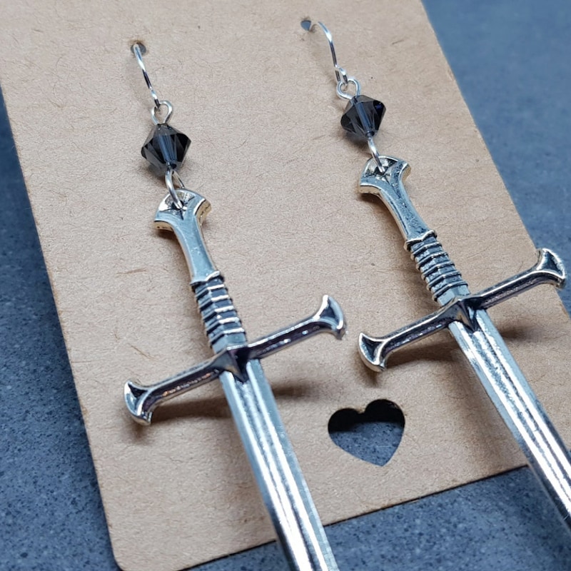 Sword Earrings - Etsy