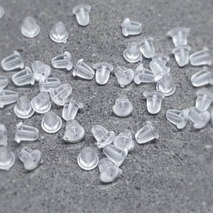 Rubber Earring Back, Rubber Earring Stops, Silicone Butterfly Backs ...
