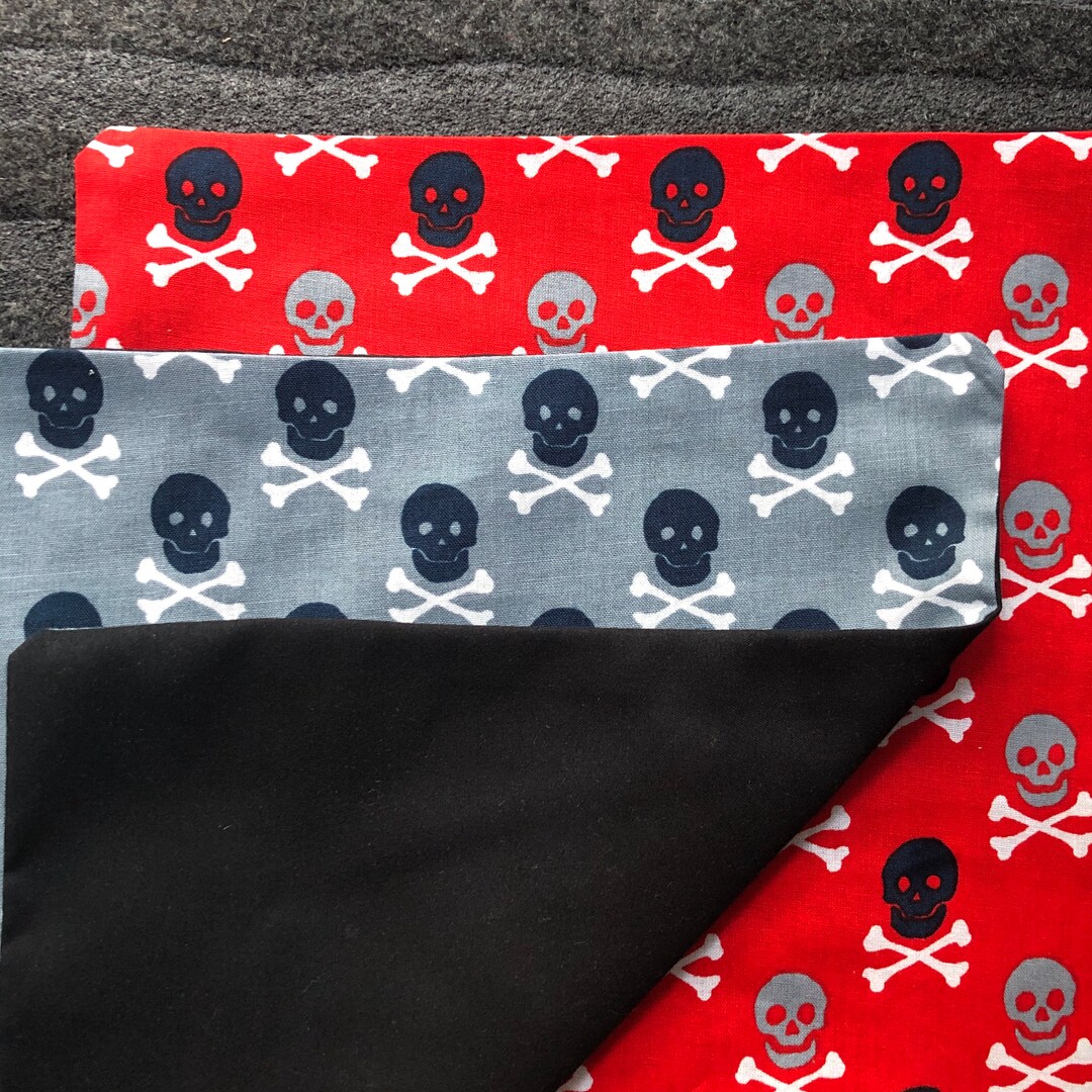 Skull Cotton and Microfiber Handkerchief - Etsy