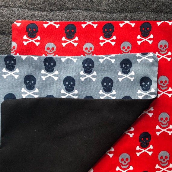 Skull Cotton and Microfiber Handkerchief | Etsy