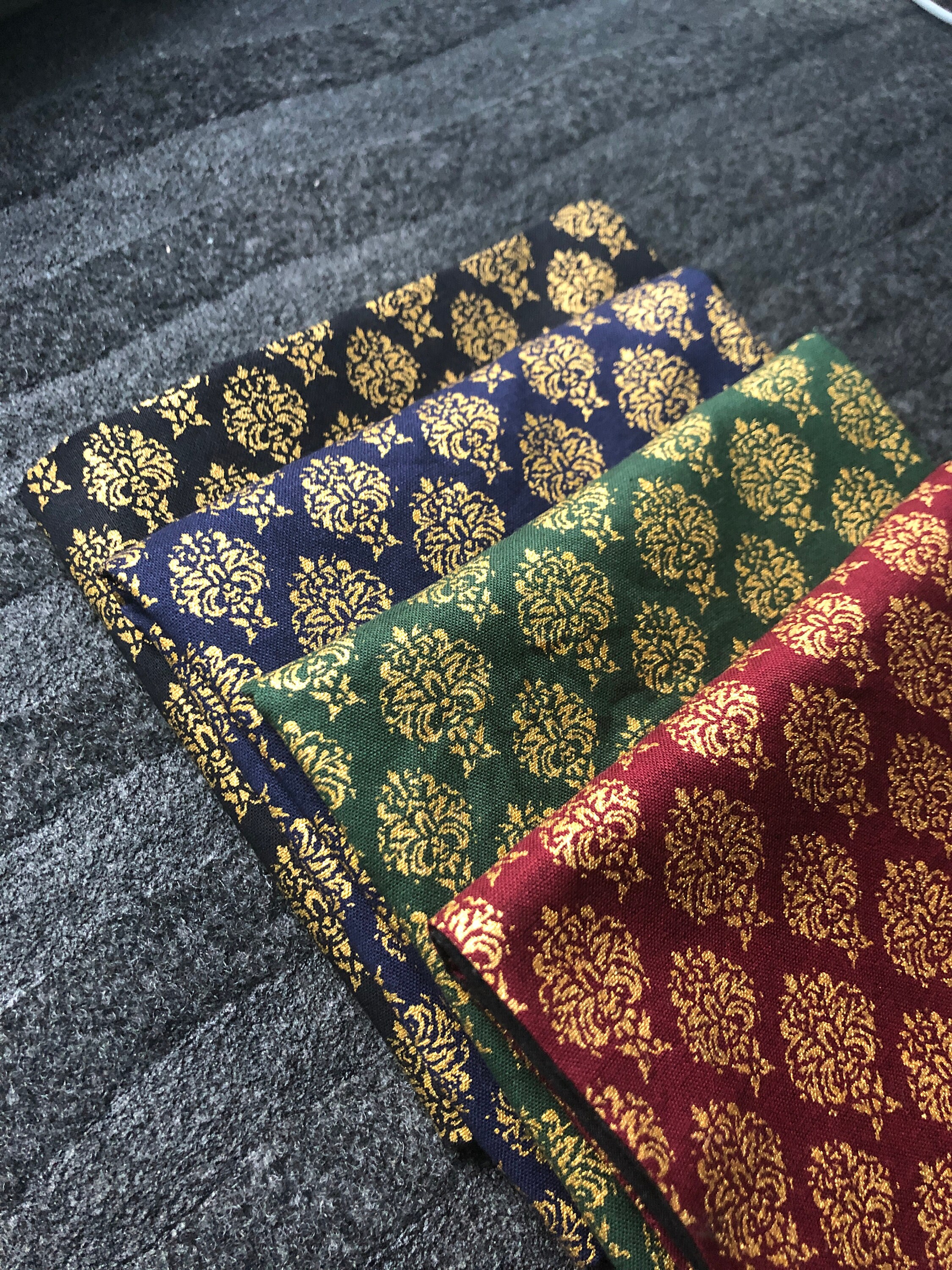 Cotton Microfiber Handkerchief Royal Style Edc - Etsy Denmark