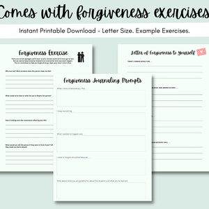 Forgiveness Therapy Workbook: How to Forgive, Reconciliation, Find ...