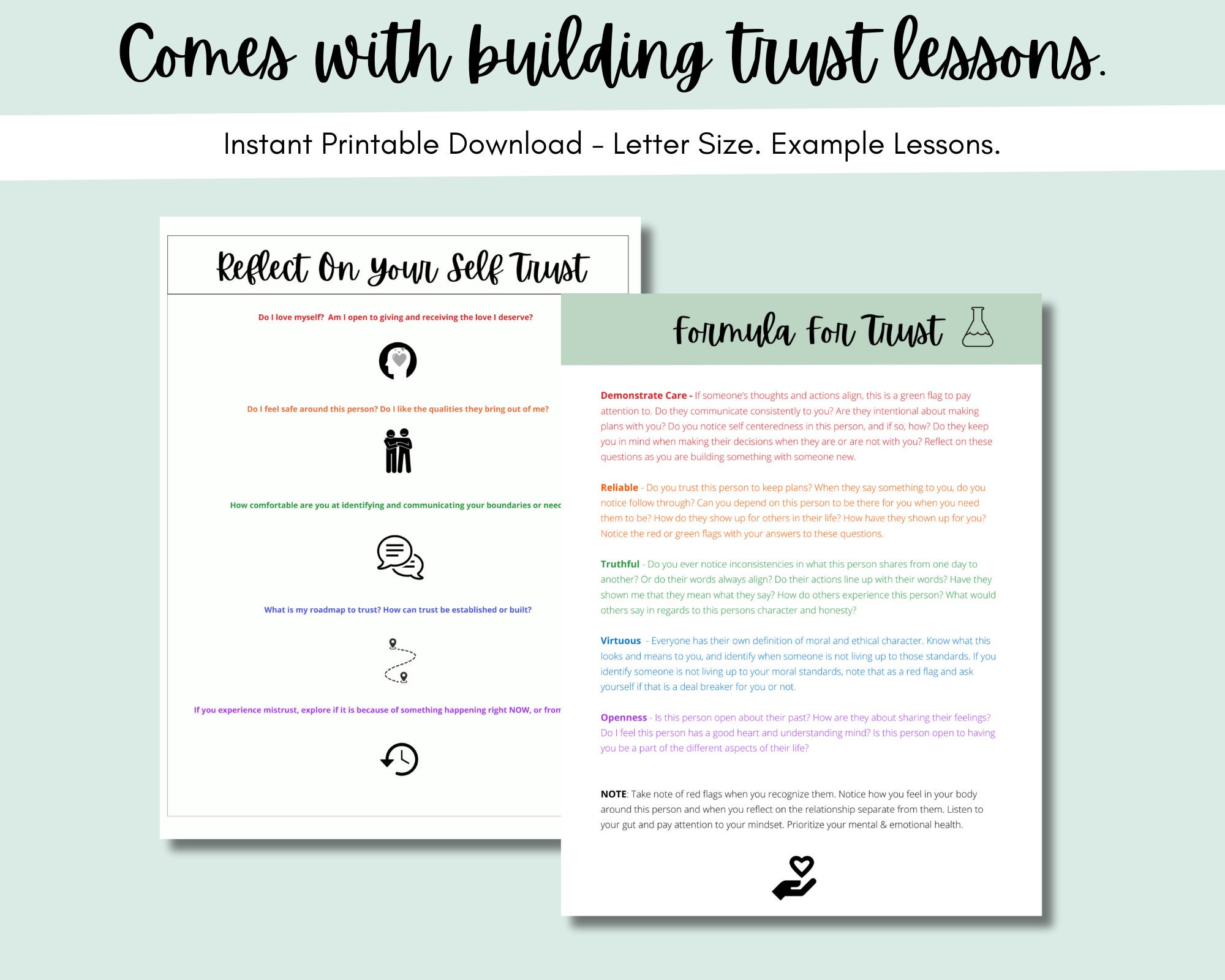Building Trust Workbook: Rebuilding Trust, Grow Trust, Trust Exercises ...