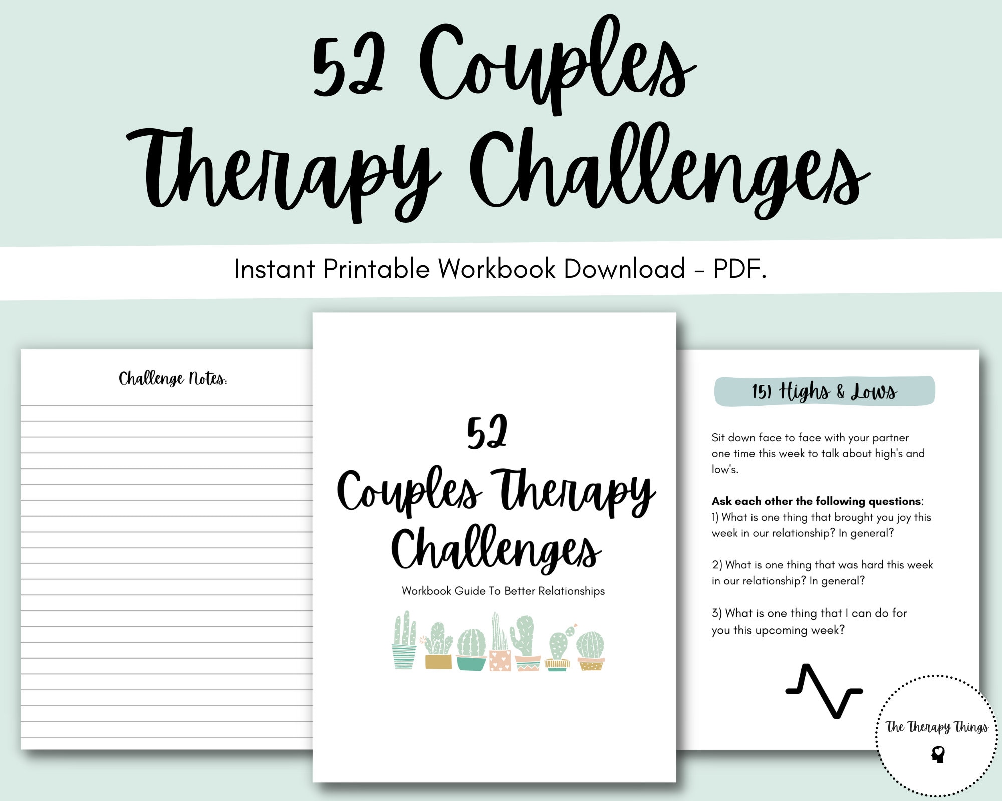 Couples Counseling Workbook: Heal Relationship, Relationship Problems ...