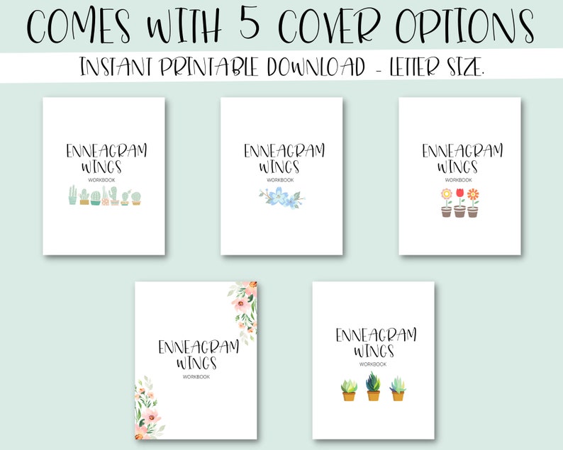 Enneagram Wing Types Workbook: 1w9 1w2 2w1 2w3 3w2 3w4 | Etsy