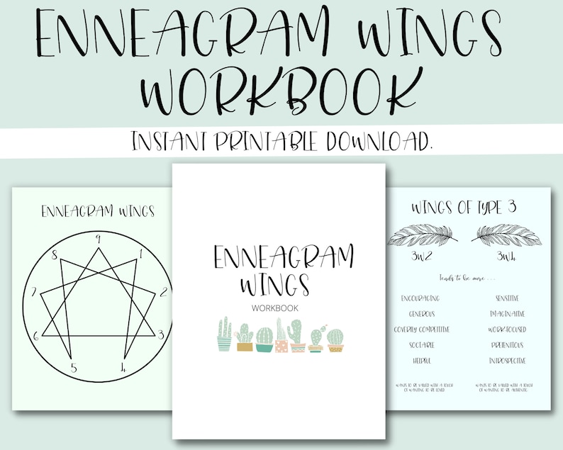 Enneagram Wing Types Workbook: 1w9 1w2 2w1 2w3 3w2 3w4 | Etsy
