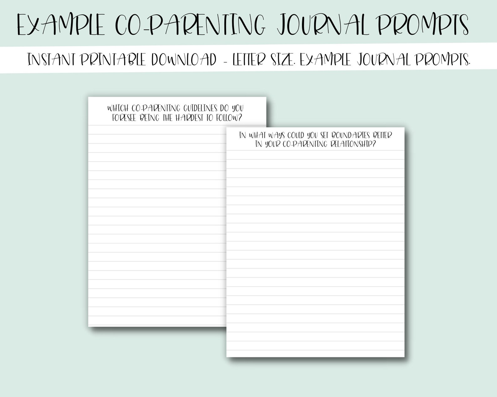 Co-parenting Therapy Workbook: Parenting Goals & Solutions - Etsy