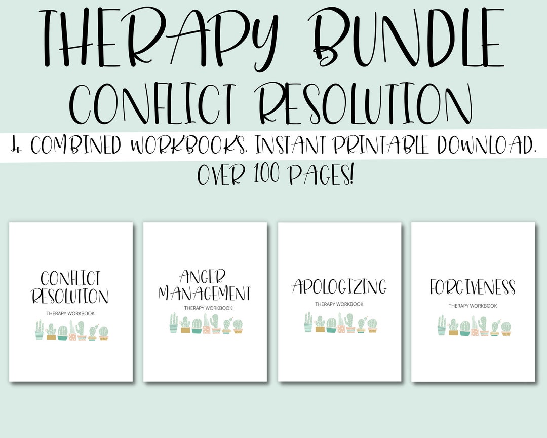 CONFLICT RESOLUTION BUNDLE: Conflict Resolution Anger - Etsy