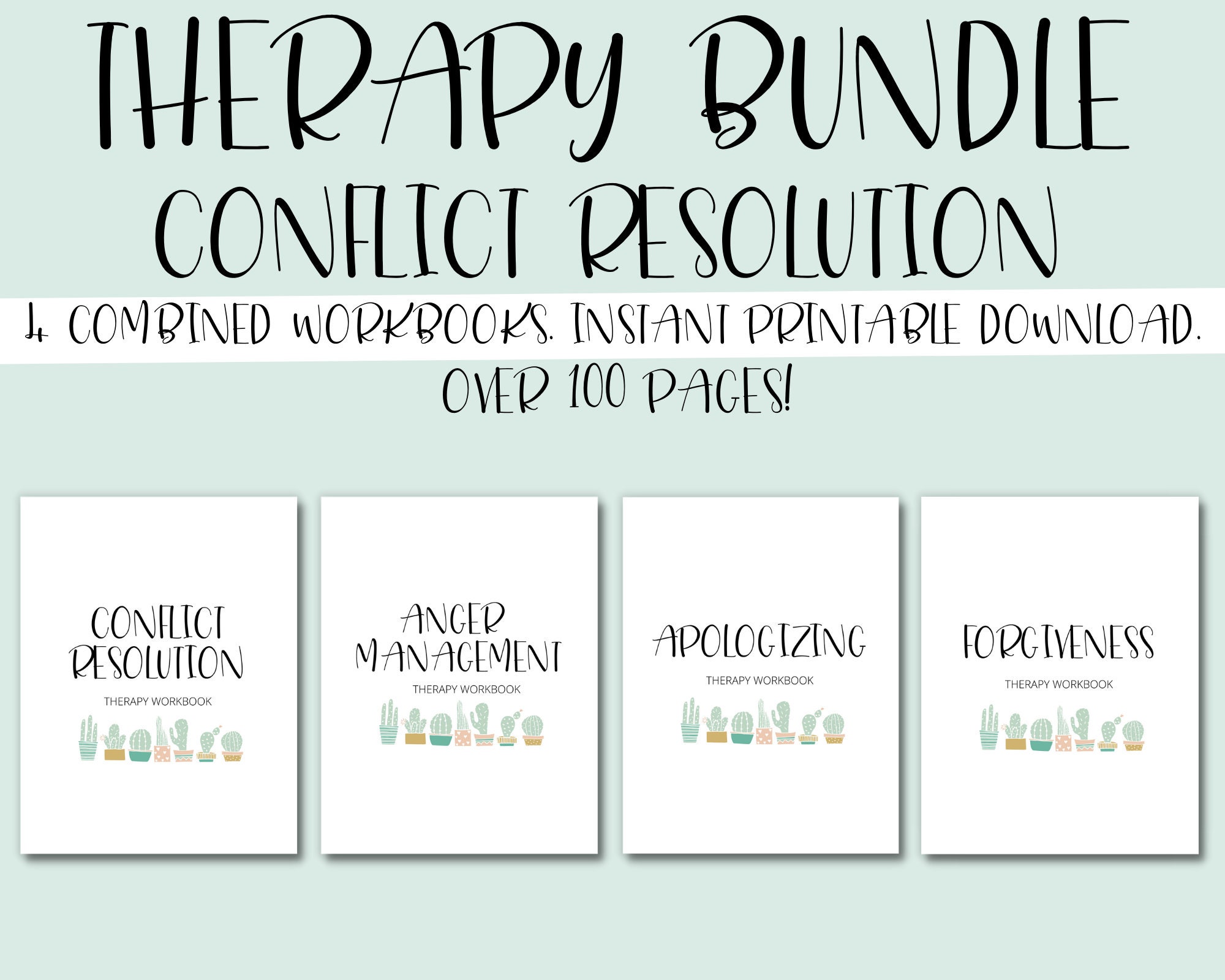 CONFLICT RESOLUTION BUNDLE: Conflict Resolution Anger - Etsy