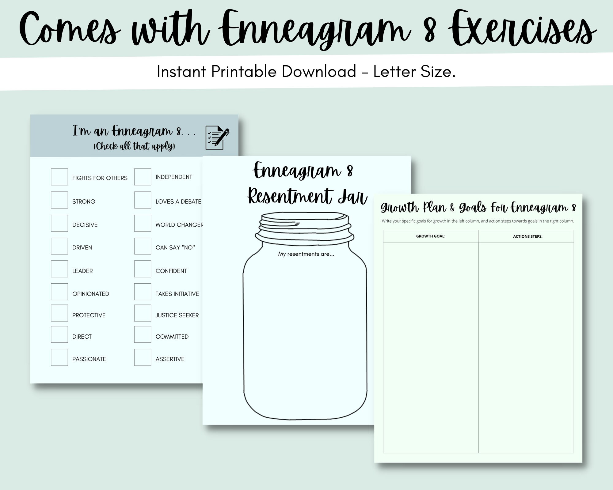 Enneagram 8 Workbook: Boss Leader Protector Provider - Etsy