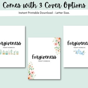 Forgiveness Therapy Workbook: How to Forgive, Reconciliation, Find ...