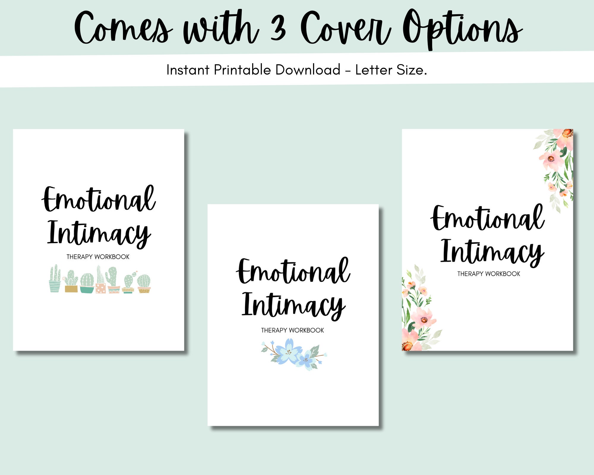 Emotional Intimacy Therapy Workbook: Couple, Exercises, Increase ...