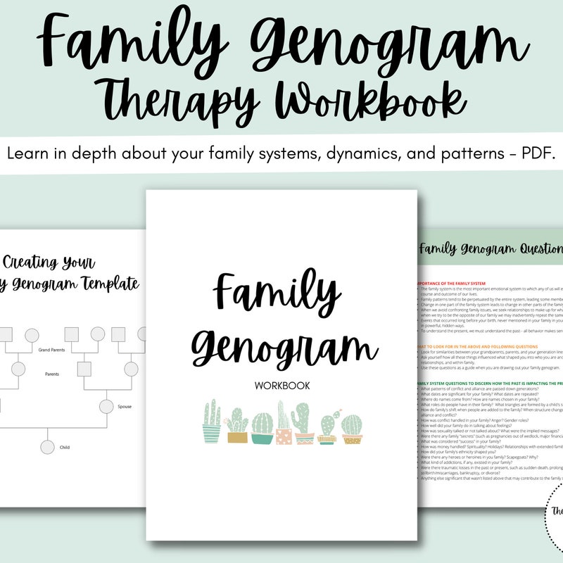 Genogram Template - Etsy