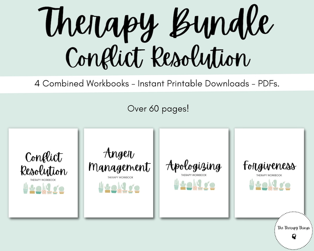 CONFLICT RESOLUTION BUNDLE: Conflict Resolution, Anger Management ...