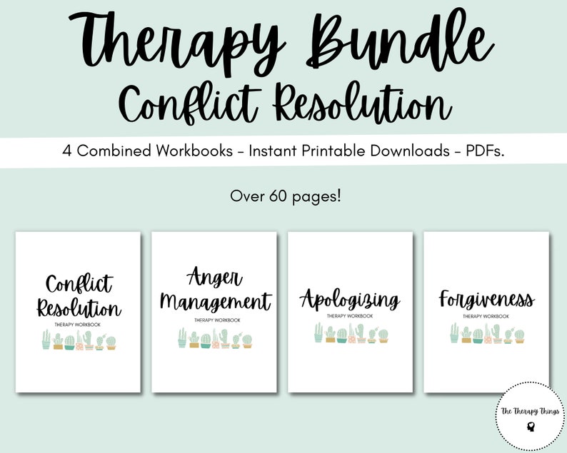 CONFLICT RESOLUTION BUNDLE: Conflict Resolution, Anger Management ...