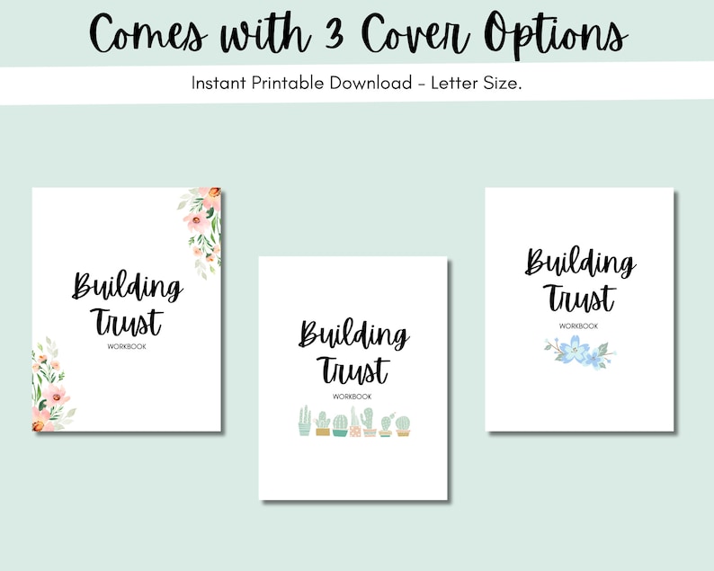 Building Trust Workbook: Rebuilding Trust, Grow Trust, Trust Exercises ...