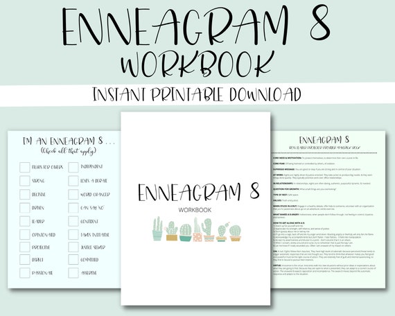 Enneagram 8 Workbook: Boss Leader Protector Provider | Etsy