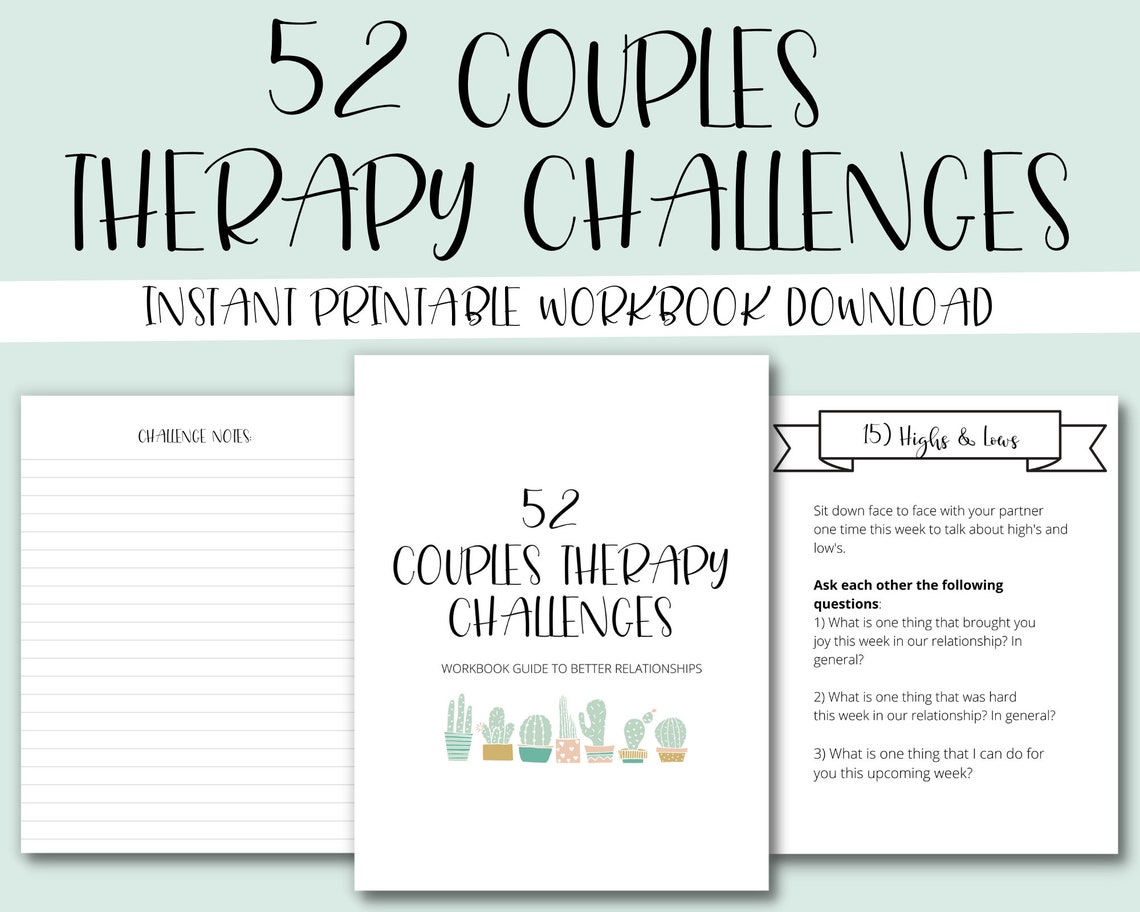 Couples Counseling Workbook: Heal Relationship Relationship - Etsy