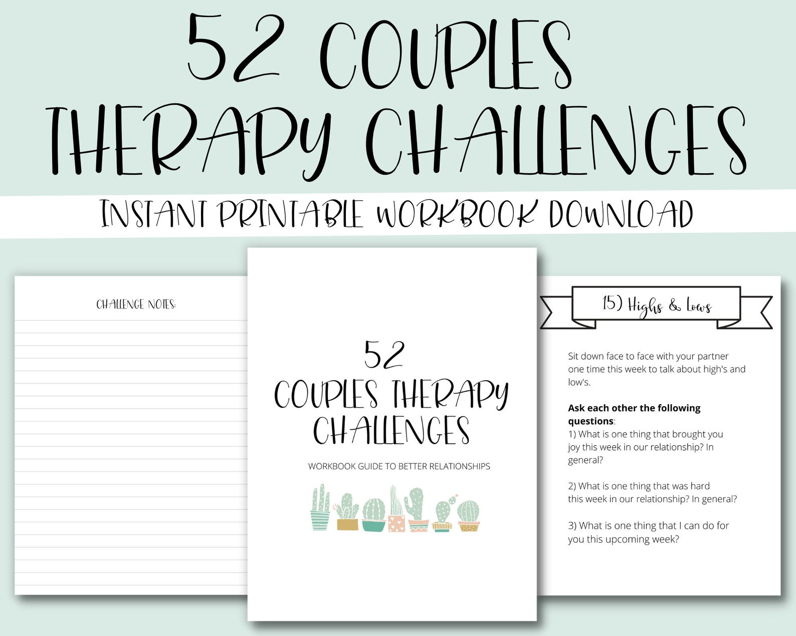 Couples Counseling Workbook: Heal Relationship Relationship - Etsy