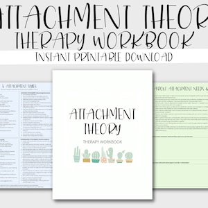 Attachment Theory Therapy Workbook: Attachment Style Secure - Etsy