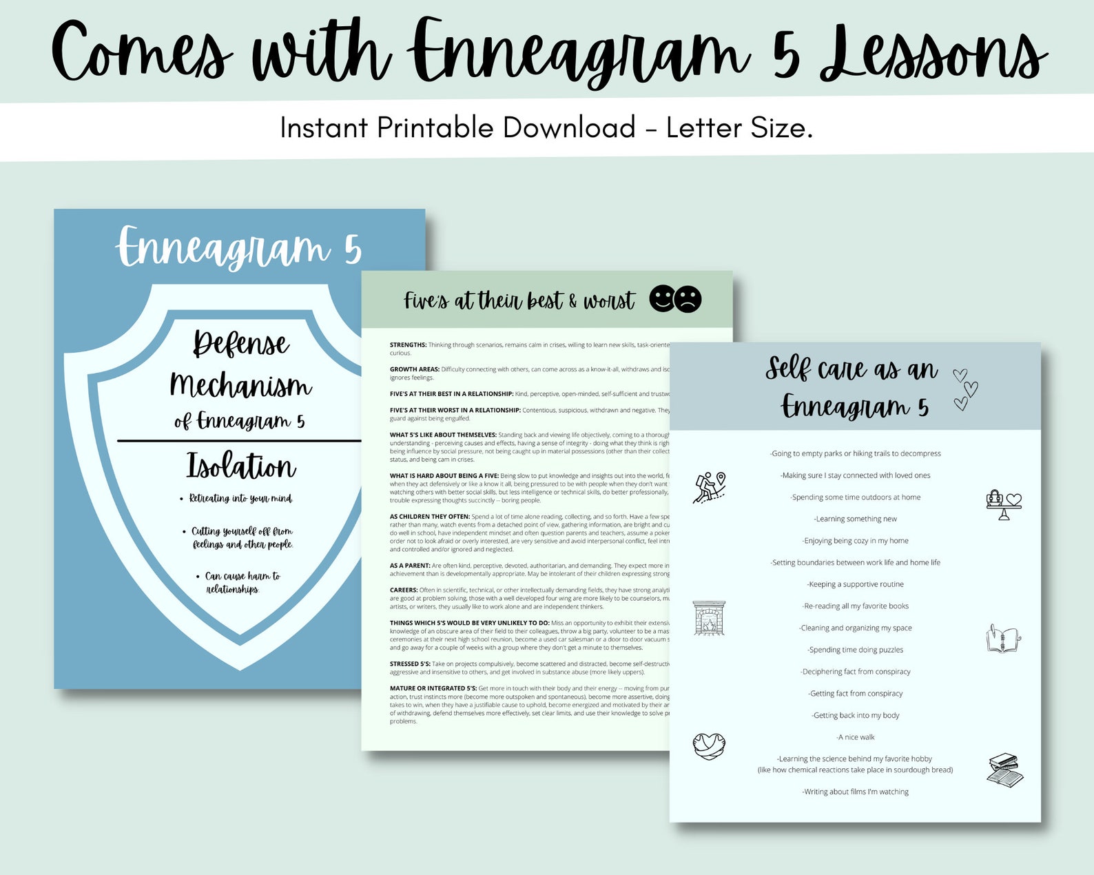 Enneagram 5 Workbook: Investigator, Thinker, Observer, Expert ...